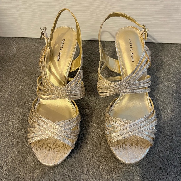 Papell Boutique | Shoes | Papell Studio Sling Back Heels | Poshmark